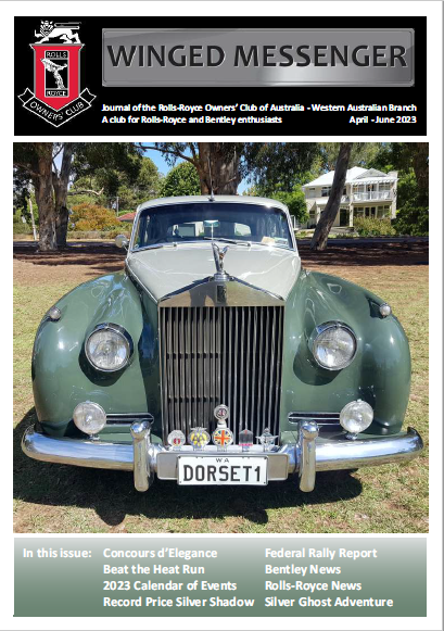 Winged Messenger | Rolls-Royce Owners' Club of Australia (WA Branch Inc)