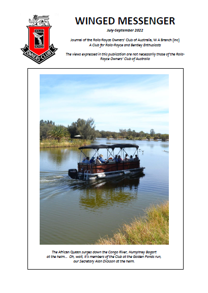 Winged Messenger | Rolls-Royce Owners' Club of Australia (WA Branch Inc)